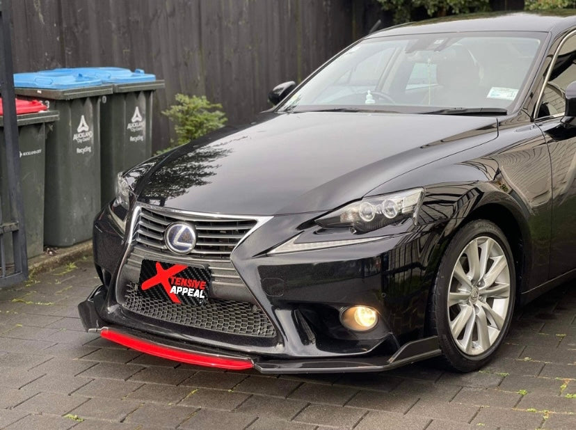 Gloss Black/Red Front Lip Splitter – Xtensive Appeal